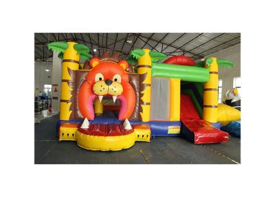 China Lion Inflatable Jumping Bouncer 5.5 X 5 X 4m With 3 Years Warranty for sale