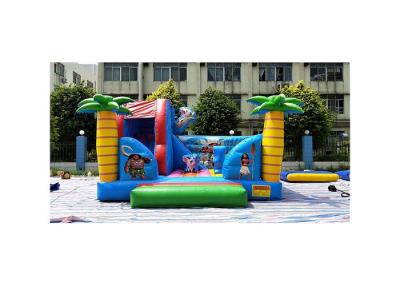 China Indians 0.55mm PVC Tarpaulins Inflatable Bounce House For Kids for sale