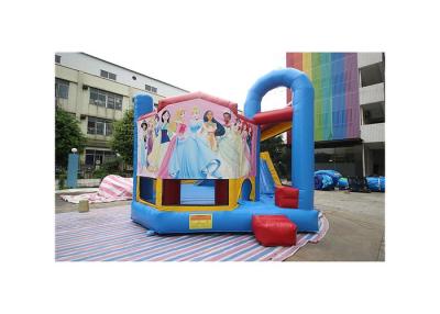 China Disney Princess Gathering Jumping Castle / Fun City Inflatables 5.4 x 4.3 x 4.2m for sale