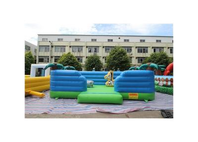 China 0.55mm PVC Hawaii Inflatable Bounce House Jumping Castle Bouncer Coconut Tree Tropical Style for sale