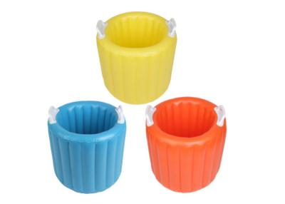 China Yellow Or Blue Inflatable Barrel , Multipurpose Large Ice Bucket for sale