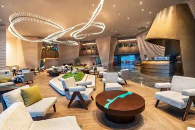 China Resort Hotel Lobby Furniture Modern Natural Stone Luxury Lounge Furniture Custom Dimensions for sale
