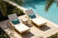 China OEM ODM Outdoor Sun Lounger Modern Outdoor Sling Chaise Lounge for sale