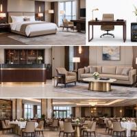 China Upholstery Options Hotel Guest Room Furniture Custom Finishes Contract Hotel Furniture for sale