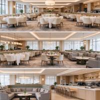 China Multi Functional Hotel Restaurant Furniture Complete Restaurant Lobby Furniture Custom Dimensions for sale