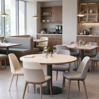 China Contemporary Hotel Dining Room Furniture Coordinated Dining Table Set For Hotels for sale