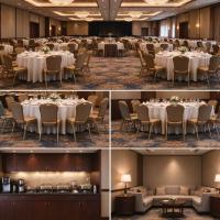 China Flexible Configurations Hotel Banquet Furniture Durable Commercial Restaurant Tables And Chairs Custom Finishes for sale