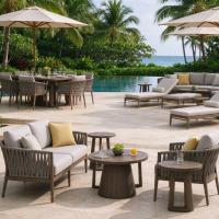 China Natural Hotel Outdoor Furniture Modern Resort Outdoor Furniture OEM ODM for sale
