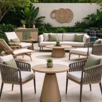 China Boutique Hotel Outdoor Furniture Natural Hotel Garden Furniture for sale