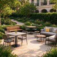 China Outdoor Terrace Furniture Contemporary Hotel Garden Furniture for sale