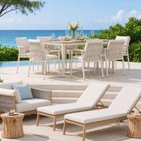 China Contemporary Coastal Resort Furniture Natural Beach Resort Furniture Custom Finishes for sale