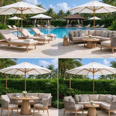 China Coastal Hotel Outdoor Furniture Modern Hotel Patio Furniture for sale