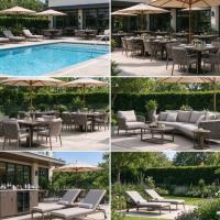 China Coastal Hotel Outdoor Furniture Modern Hotel Patio Furniture for sale