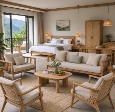 China Custom Luxury Resort Furniture Contemporary Hotel Suite Furniture OEM ODM for sale