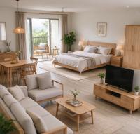 China Contemporary Luxury Resort Furniture Natural Villa Furniture Custom Dimensions for sale