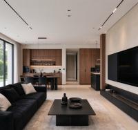 China Geometric Villa Furniture Architectural Villa Cabinets Integrated Storage for sale