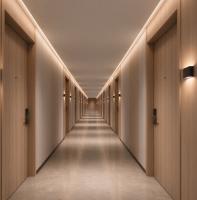 China Modern Hotel Fixed Furniture Contemporary Hotel Wooden Furniture Custom Materials for sale