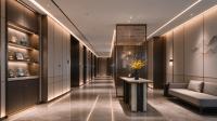 China Vintage Commercial Hotel Lobby Furniture Marble Surfaces Boutique Hotel Furniture Custom Dimensions for sale