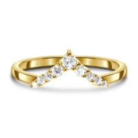 China Celebrity Diamond Engagement Rings For Women , 14K Rose Real Diamond Jewellery for sale
