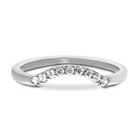 China Prettiest Real Diamond Fancy Promise Rings 14K Rose Gold Jewelry for sale
