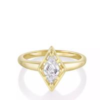 China 9K/10K/14K/18K Solid gold natural diamond engagement rings for women for sale