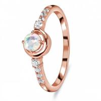 China Trendy Ring for Women 925 Sterling Silver Moonstone Ring Heart Shape Gemstones Dainty Matching Stacking Ring for sale