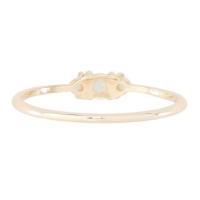 China 925 Sterling Silver 14k Yellow Gold Plated Opal Rings For Women Wholesale Women Jewelry Rings for sale