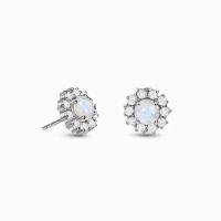 China Wholesale 925 Sterling Silver Jewelry 14K Gold Plated Women Dangle Earrings Natural Moonstone Drop Earrings for sale