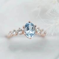 China 925 Sterling Silver Fashion Design Exquisite Dainty Moonstone Ring for sale
