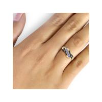 China Oval Natural Primal Gold 14 Karat White Gold 6x4mm Pear Tanzanite Ring -Handmade Wedding Ring for sale