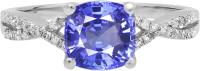 China Tanzanite & White Lab-Created Sapphire Boxed Set Sterling Silver for sale