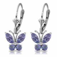 China atural Tanzanite Earring Clip Gemstone Jewelry Real Pure Genuine 925 Solid Sterling Silver for sale