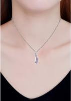 China 1/3 ct. t.w. Amethyst 7-Stone Journey Pendant Necklace in Sterling Silver for sale