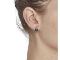 China 6.06 Carat TCW Heart Cut Gemstone Created Emerald 925 Sterling Silver Necklace Pendant with free 18 Chain for sale