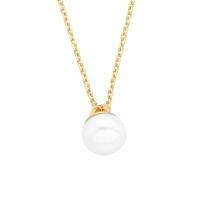 China Freshwater Pearl Pendant Necklace in 925 Sterling Silver For Women for sale