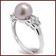China Melinda a Freshwater Cultured  Pearl Engagement Ring For Women for sale