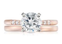China Celestial Stacking Wedding Ring in 9k Yellow Gold For Women for sale