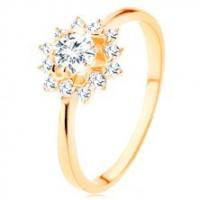 China Willow Diamond Engagement Ring (1/8 Ct. Tw.) With 9K Gold for sale