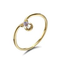 China New 1 Gram Gold Ring Designs Solid 9K Yellow Jewelry With Moonstone Available Fast Shipping for sale