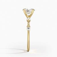 China Aimee Diamond Engagement Ring With 0.75 Carat Oval Diamond for sale