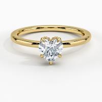 China Secret Halo Diamond Elegant Engagement Ring Features Hidden Halo for sale