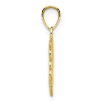 China 10k Yellow Gold Dolphin Charm Necklace Pendant Fish Sea Life Fine Jewelry For Women Gifts For Her for sale