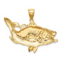 China 10k Yellow Gold Dolphin Charm Necklace Pendant Fish Sea Life Fine Jewelry For Women Gifts For Her for sale
