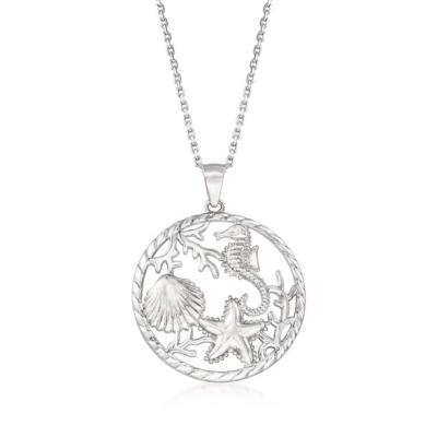 China Ross-Simons Sterling Silver Sea Life  Jewelry Pendant Necklace for sale