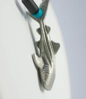 China Whale Shark Sea Life Pewter Pendant Necklace Sea Life Jewelry for Ocean Lovers for sale