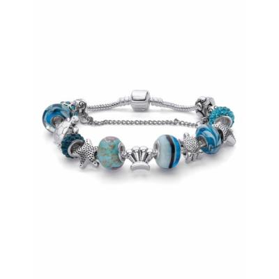 China Round Blue Crystal 