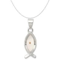 China Larimar Octopus Pendant Necklace In Sterling Silver With CZ Accents for sale