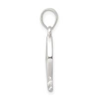 China Carat in Karats Sterling Silver Polished Finish Enameled With Mustard Seed Ichthus Fish Charm Pendant for sale