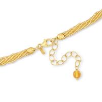 China 4-5.5mm Cultured Pearl and .14 ct. t.w. Diamond Sea Life Necklace in Sterling Silver and 18kt Gold Over Sterling Details for sale