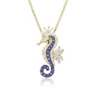 China Sea Life Red Enamel White Clear CZ Fish Pendant Necklace 925 Sterling Silver for sale